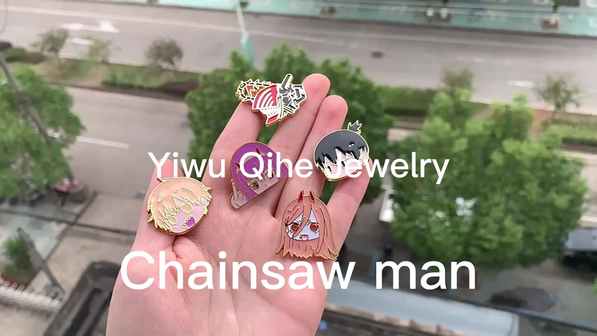 Japan And Hell Mascot Anime Chainsaw Man Enamel Pins Makima Pochita ...