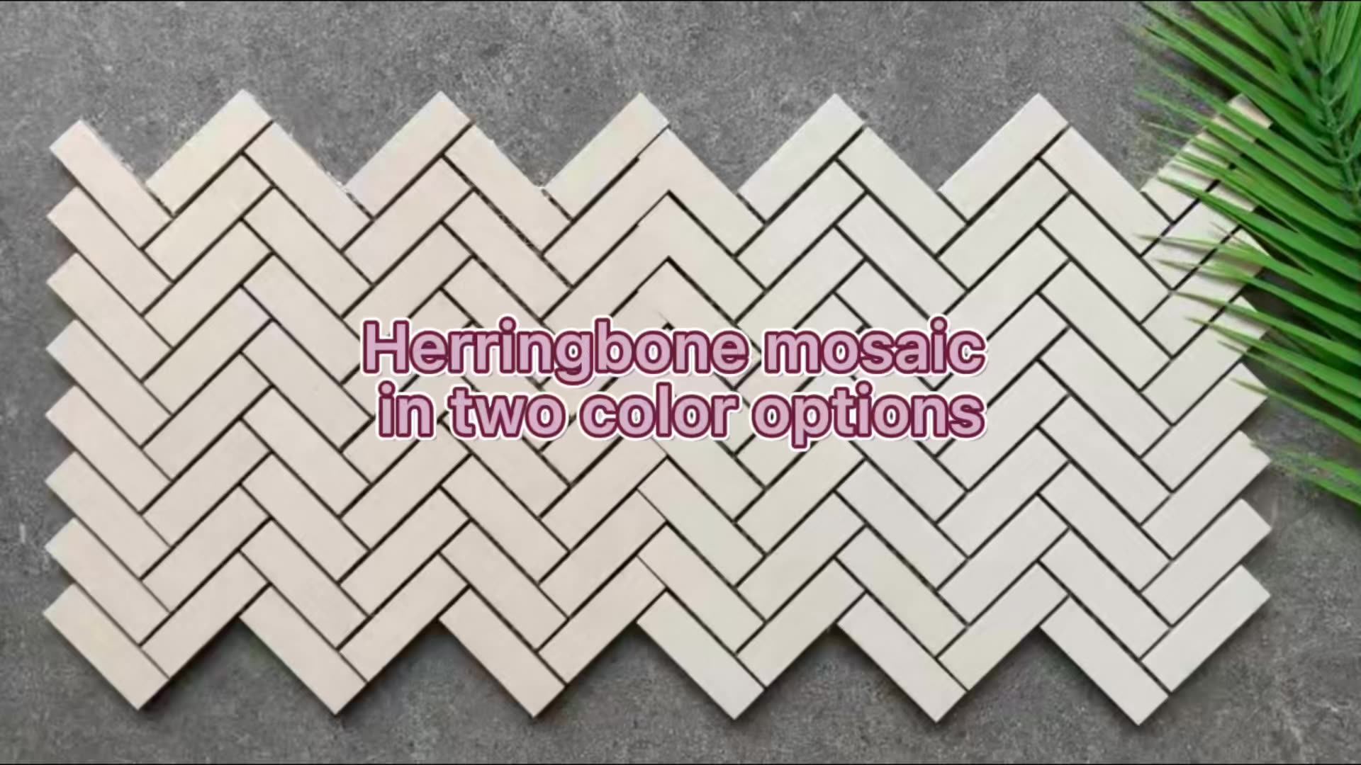 Modern Design Matte Surface Porcelain Herringbone Kitchen Backsplash ...