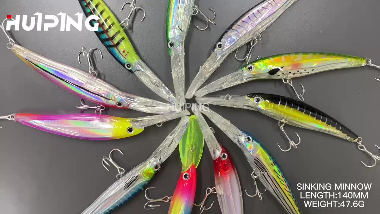 2022 New Artificial Fishing Tackle 46g 140mm Deep Diving Long Lip ...