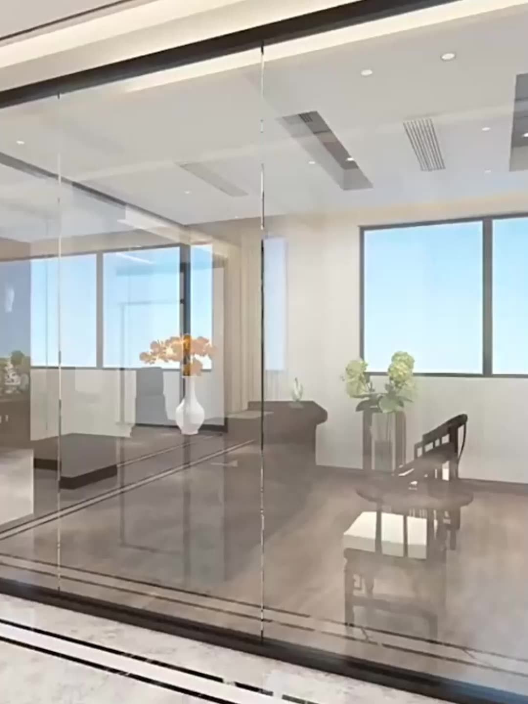 Flexspace Office Partition Wall Employee Workstation Desk For Use In ...