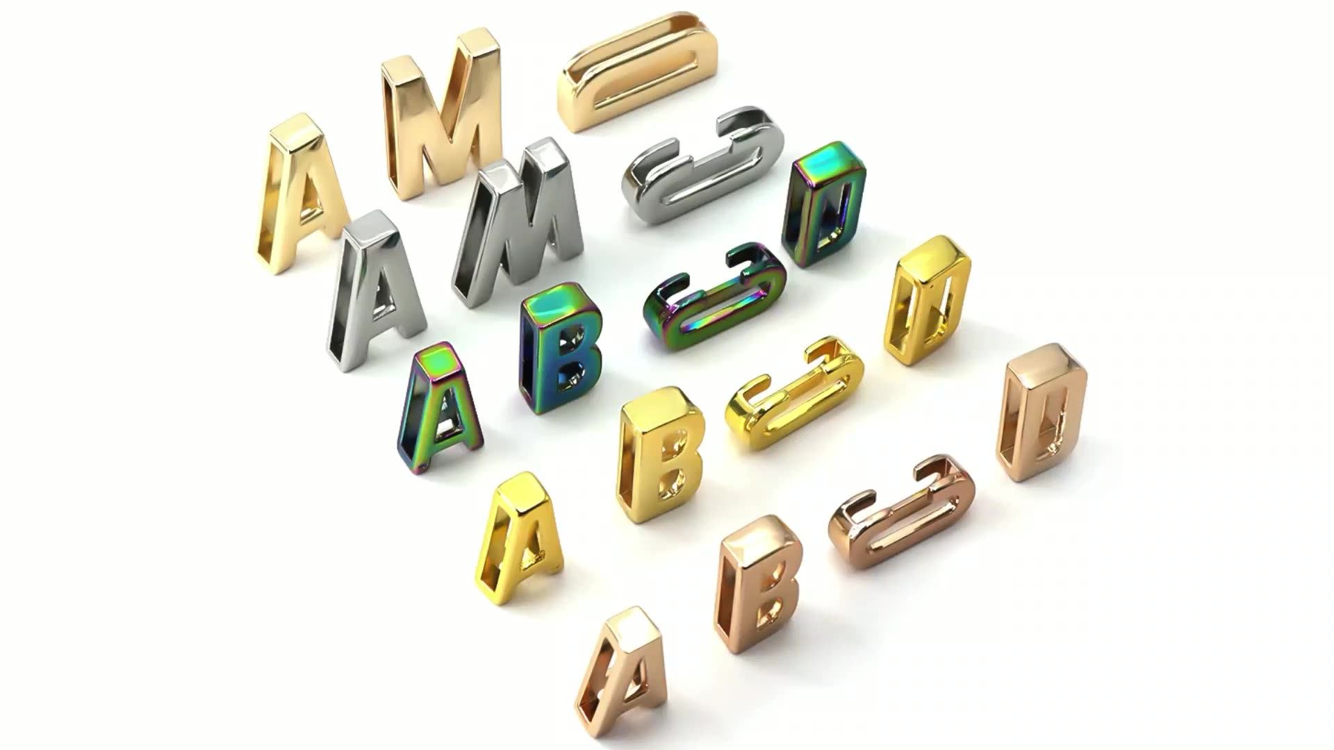 Abc Letter/alphabet Letter A-z Charms Alphabetic Pendant,Crafts Charm ...