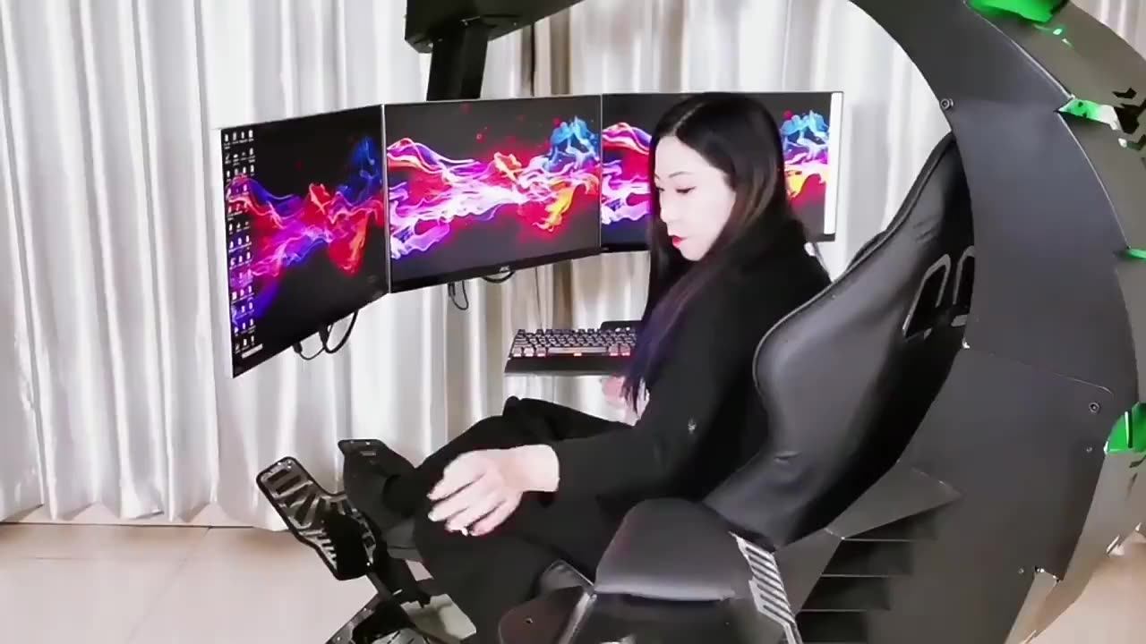Computer Racing Cockpit Zero Gravity Chair Gaming Work Station - Buy ...