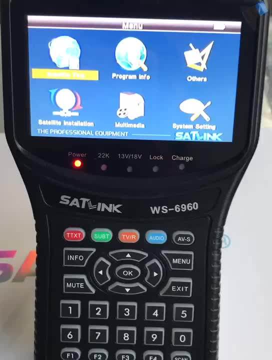 Satlink Ws-6980 Fully Dvb-s/s2 Dvb-t/t2 Dvb-c With Mer Spectrum ...
