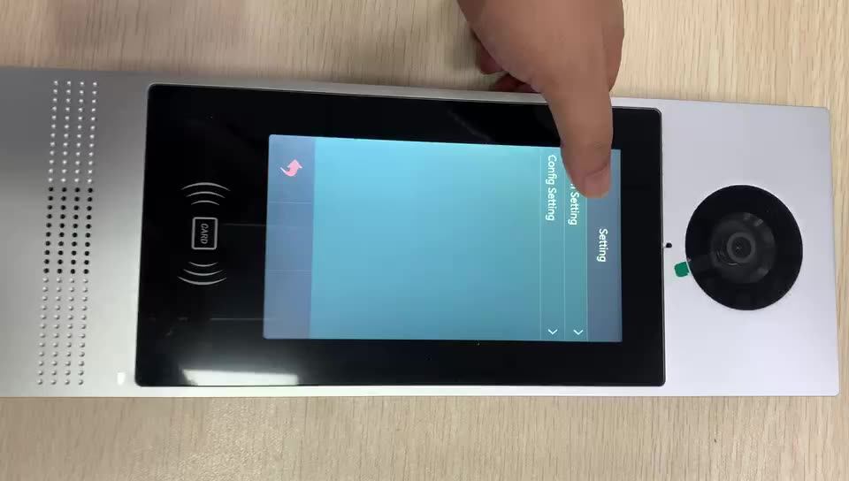 Multi Apartment Bus 2 Wire Video Door Intercom System Ic Fob Touch ...