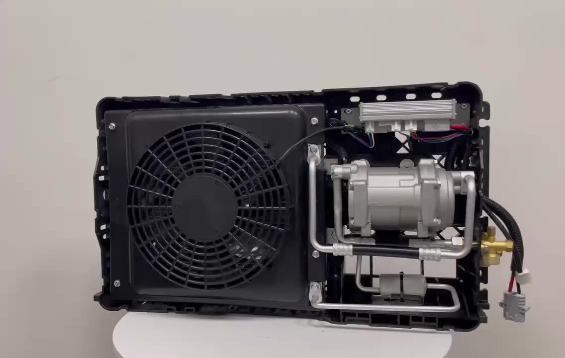 Truck Sleeper 24v Battery Powered 24 Volt Split Parking Air Conditioner ...