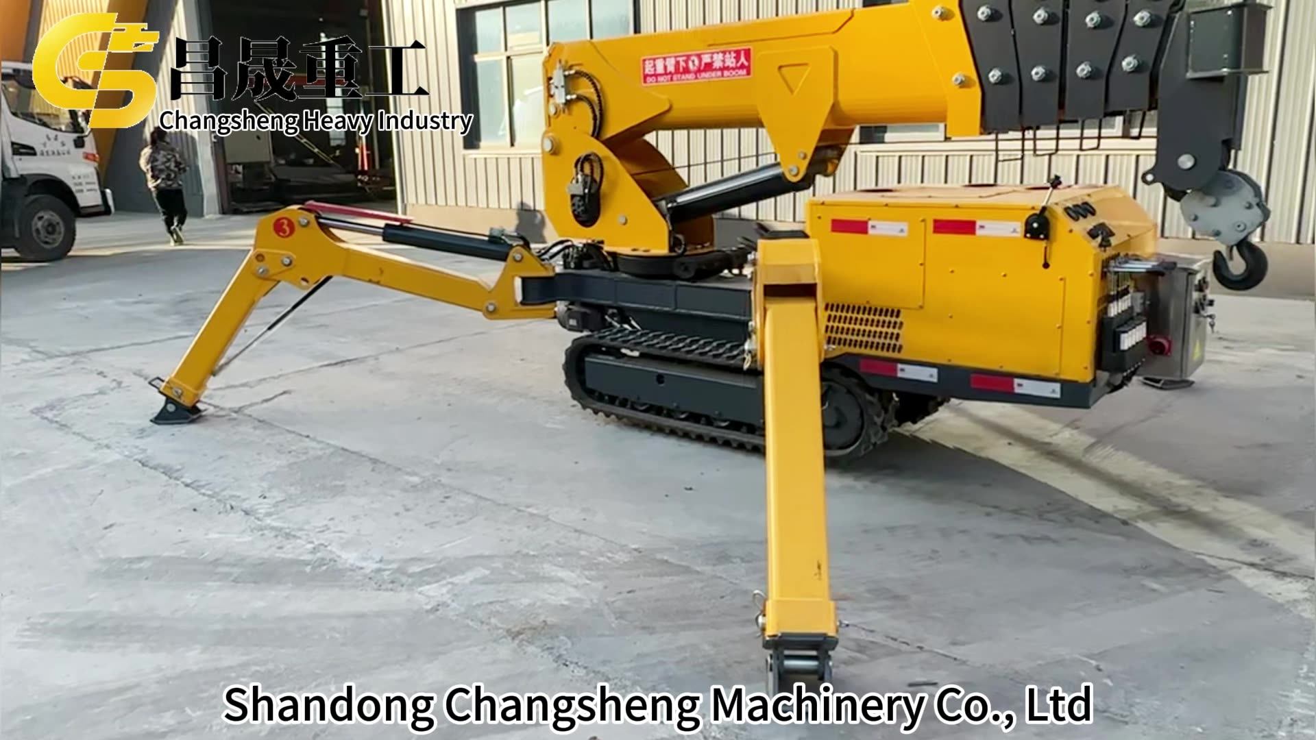Rotary Arm Remote-controlled Crawler Crane Suitable For Small Space ...
