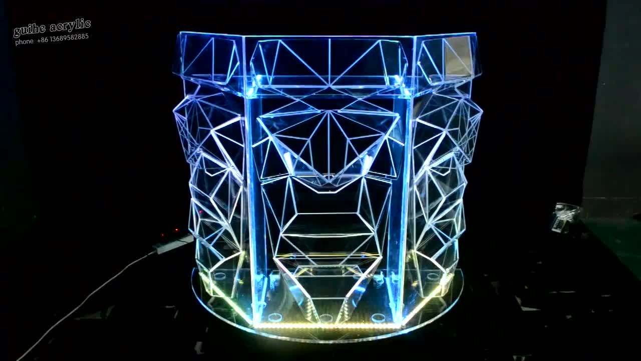 Fashion Design Acrylic Led Bar Dj Table With Changeable Color - Buy Bar ...