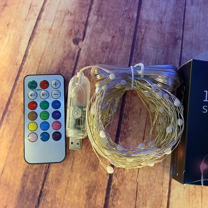 Outdoor Indoor Rgb Color 12 Modes Led Fairy Lights Smart Christmas ...