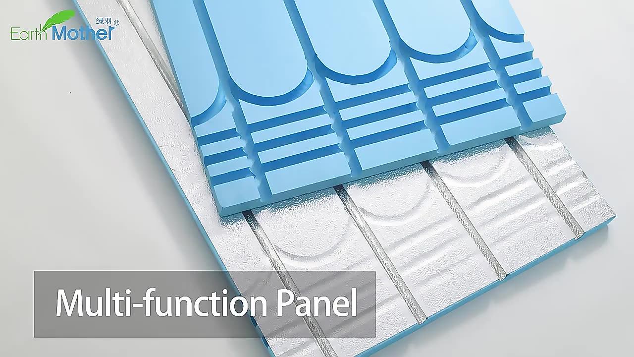 Sistema Piso Radiante Grooved Xps Insulation Flooring Dry Underfloor ...