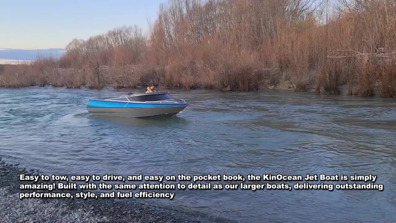 Kinocean 2022 New Style Aluminum Mini Shallow Water Jet Ski Powered ...