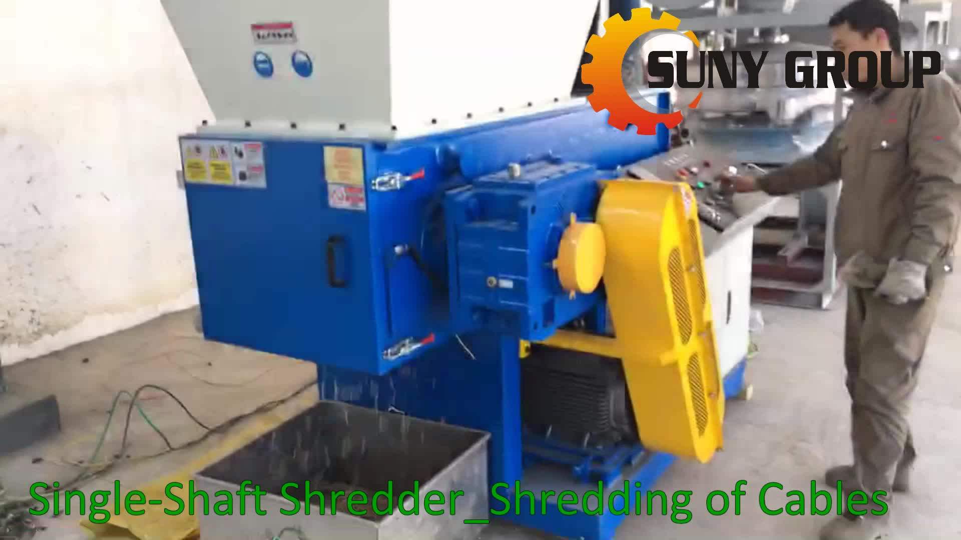 Single Shaft Shredder,Scrap Copper Wire Shredder Machine Supplier - Buy ...