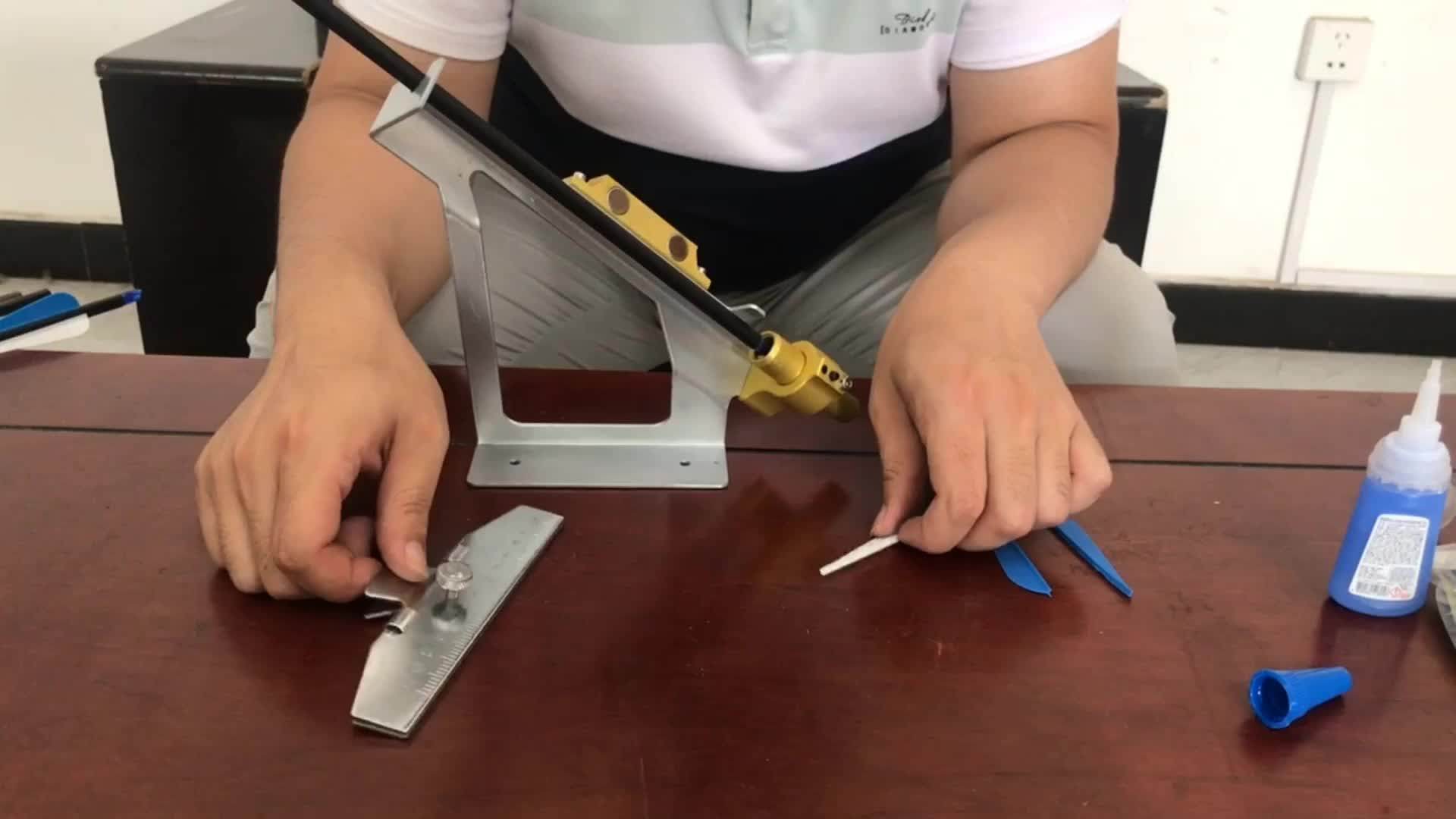 Spg Clamp Archery Adjustable Fletching Jig Tool Diy Arrows Accessories ...