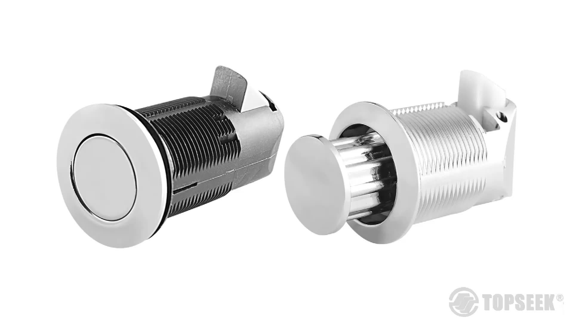 Push-to-close Style Latch Marine Boat Point Push Button Door Lock For ...