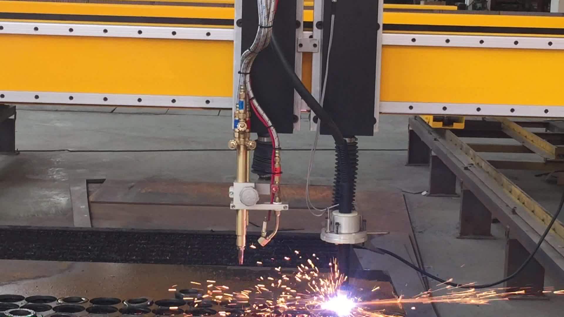 China Manufacturer Cnc Gantry Flame Cut Oxy Acetylene Automatic Cutting ...