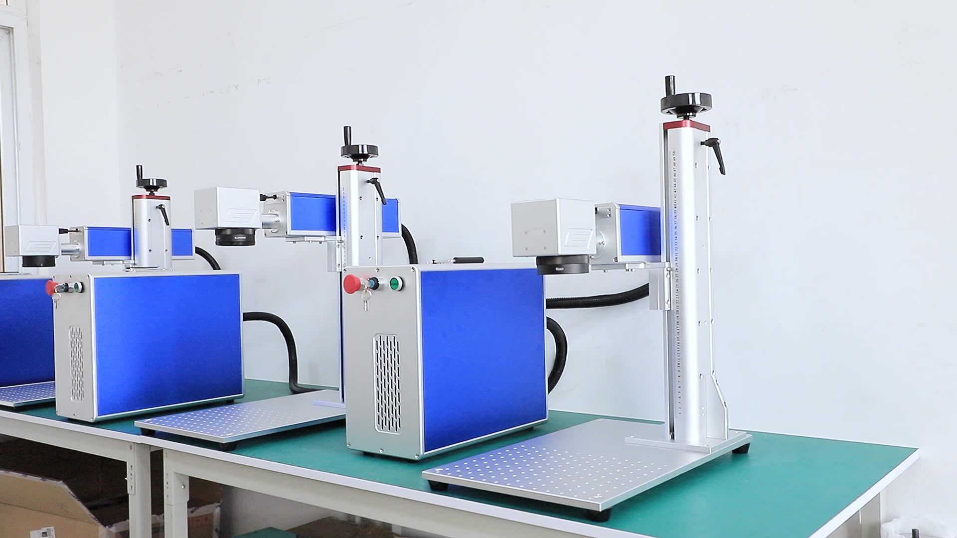 Portable Fiber Cnc Laser Marker 20w 30w 50w Fiber Laser Marking Machine ...