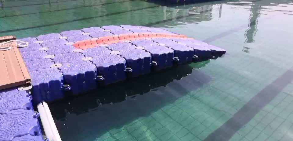 Top Quality Rubber Roller Plastic Wave-runner Floating Dock System ...