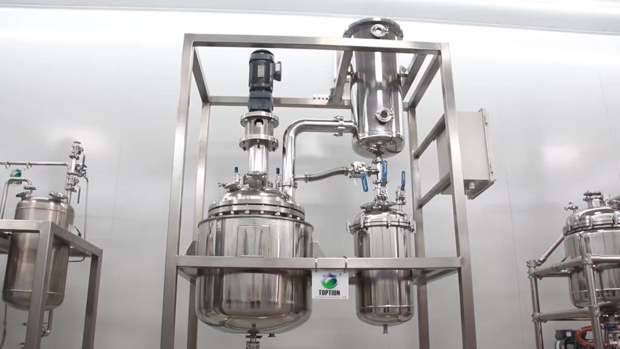 100l Crystallization Reactor Continous Stirred Tank Reactor ...