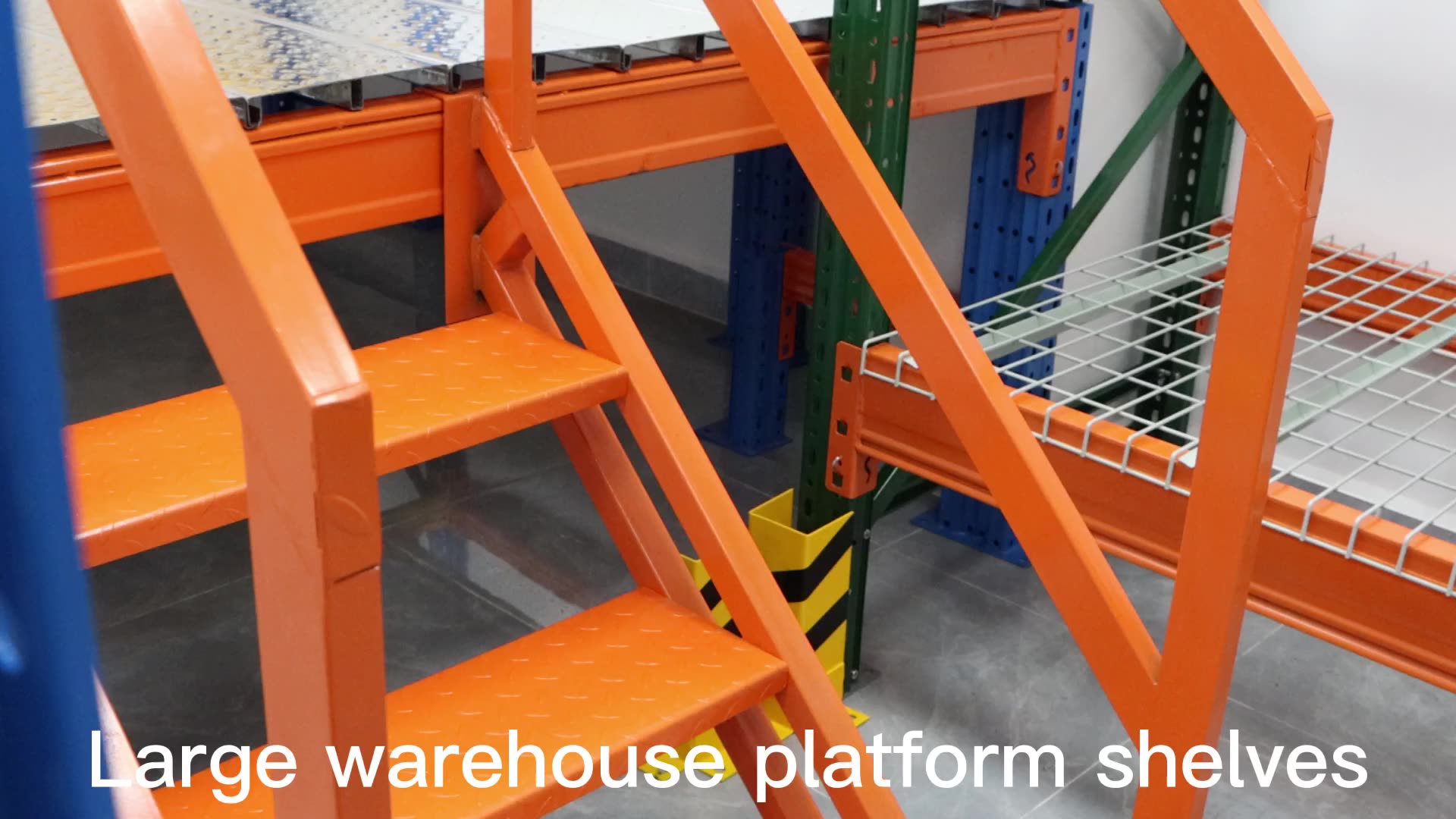 Warehouse Stacking Racks Shelves Mezzanine Floor Shelving Rack For ...