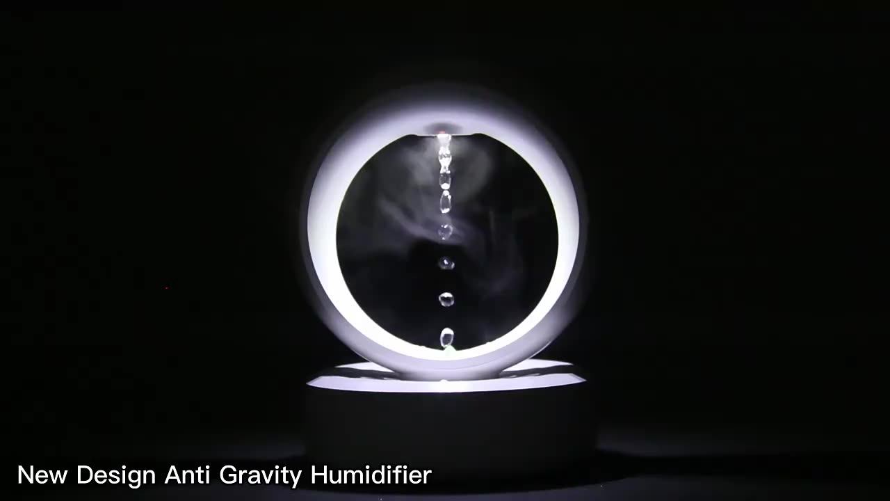 2023 New Product 680ml Anti Gravity Water Drop Humidifier Diffuser ...