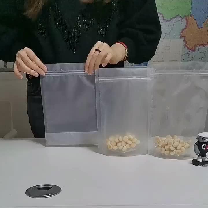 Biodegradable Plastic Pet/pe Pla Package Polybag Custom Resealable ...