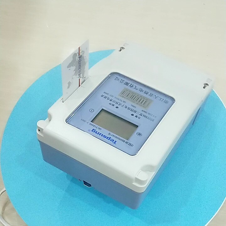 Three Phase Electronic Solid State Prepaid Energy Meter With Smart Card ...