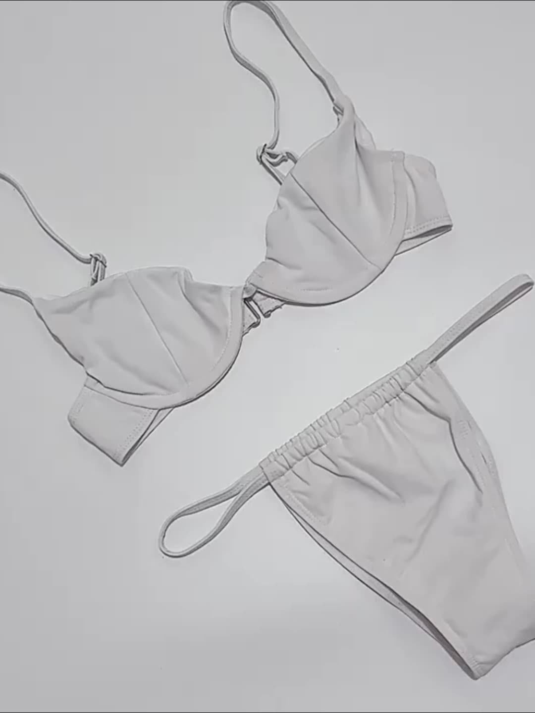 Oem Factory Mini Micro String High Waist Bikini Set Women Custom Logo ...