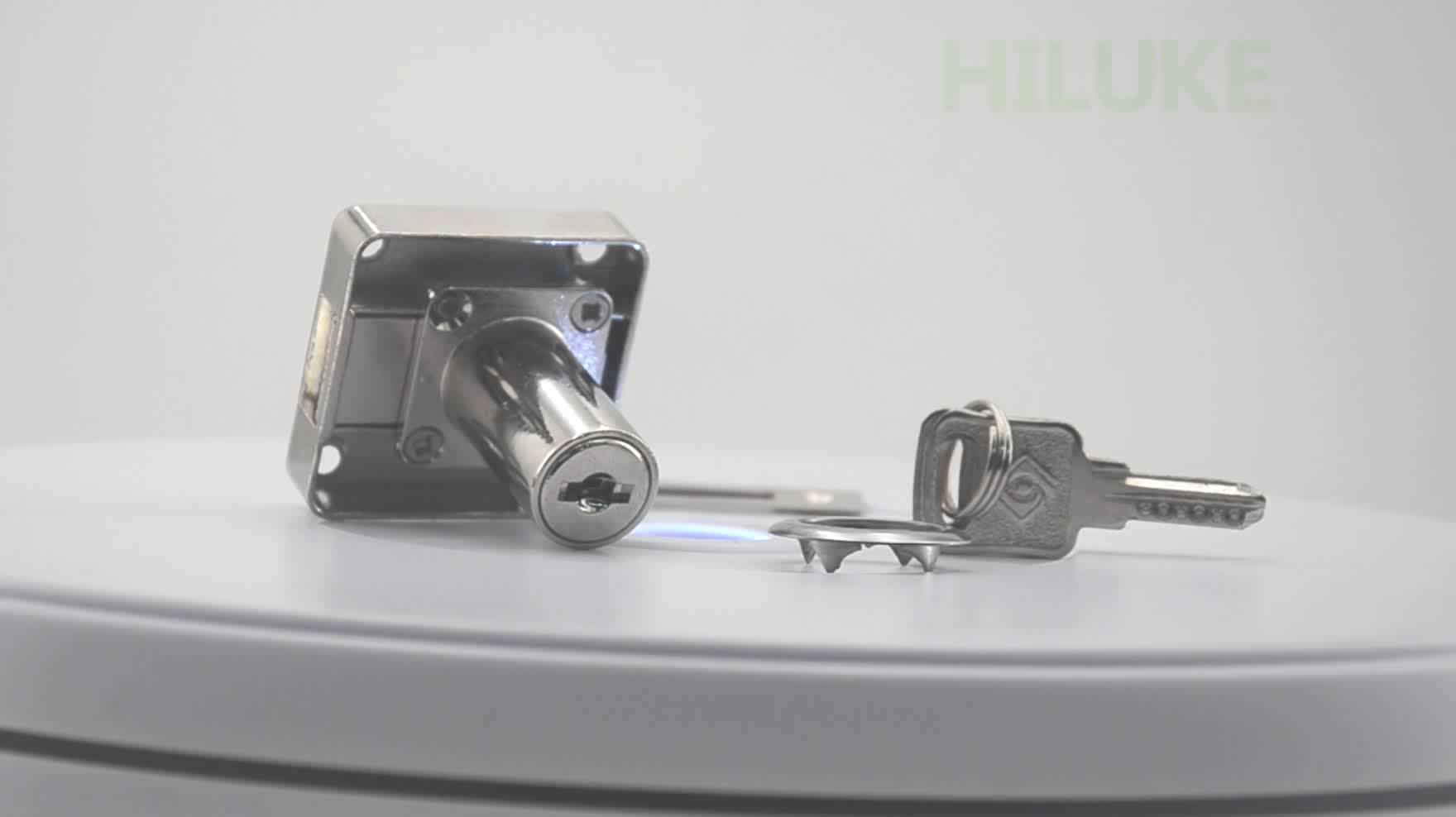 Hiluke 338-32 Zinc Alloy Brass Computer Keys Drawer Locks Cabinet Door ...