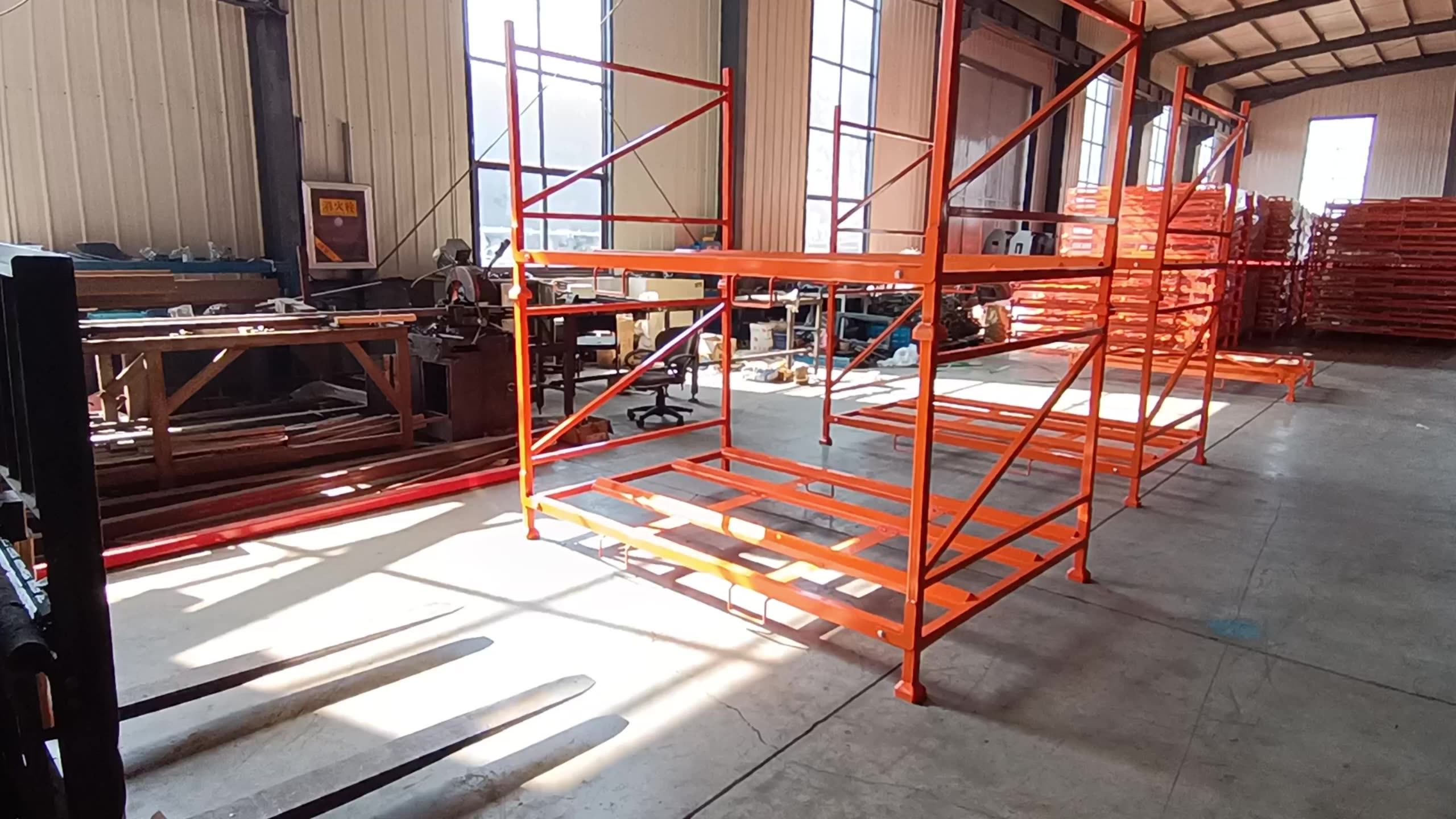 Heavy Duty Warehouse Industrial Collapsible Storage Stacking Car Tire ...