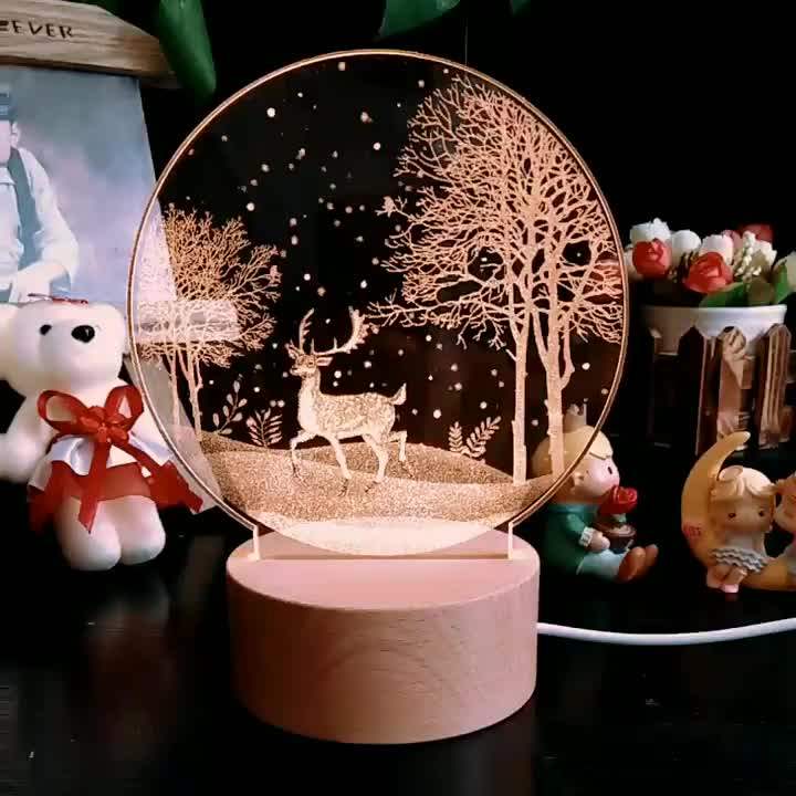 2018 New Lights Good Quality Bedside 3d Mood Light - Buy Mood Light,3d ...