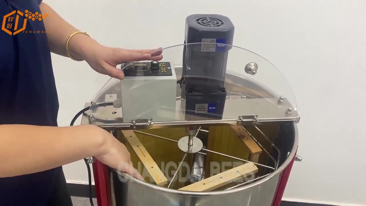 Beekeeping Equipment 4 Frame Electric Honey Extractor Machine Honey Bee ...