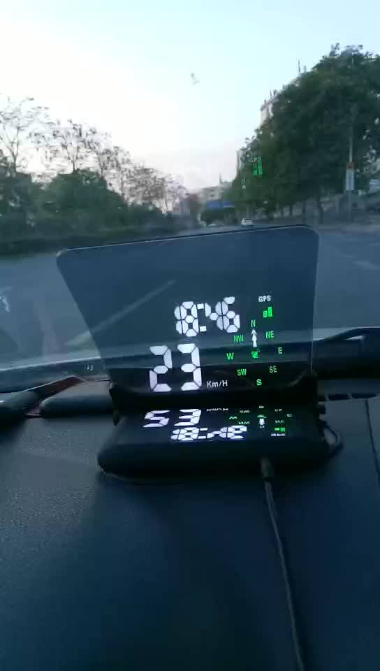 Safe Driving Universal Hud Head Up Display Car With Gps,High Brightness ...