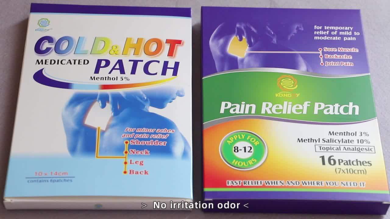 Usa Fda Approved Transdermal Pain Relief Patches With Menthol Capsaicin ...