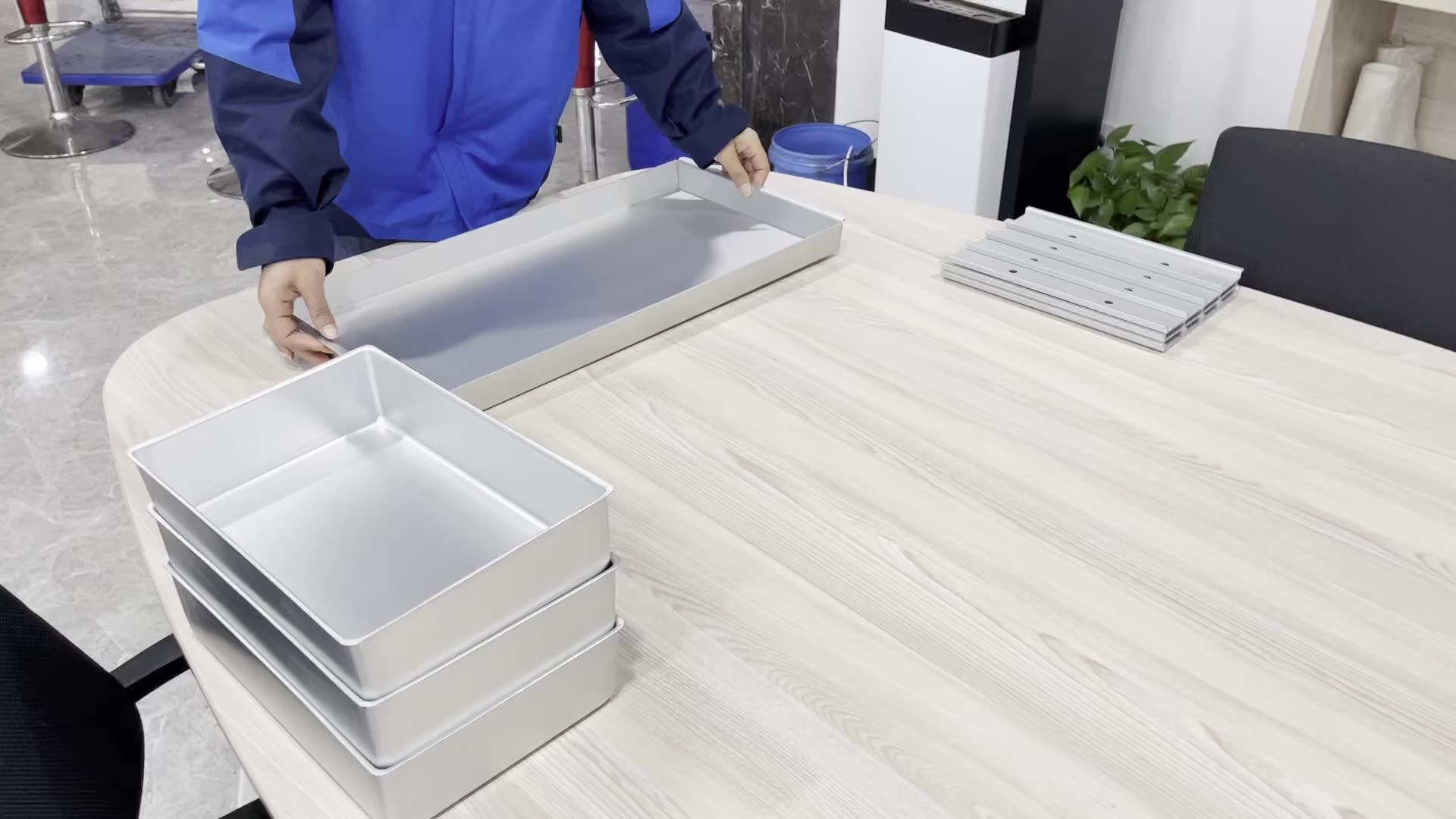 Quickly Freezing Blast Pan Tray Aluminum Tray Anodize Aluminium Alloy ...