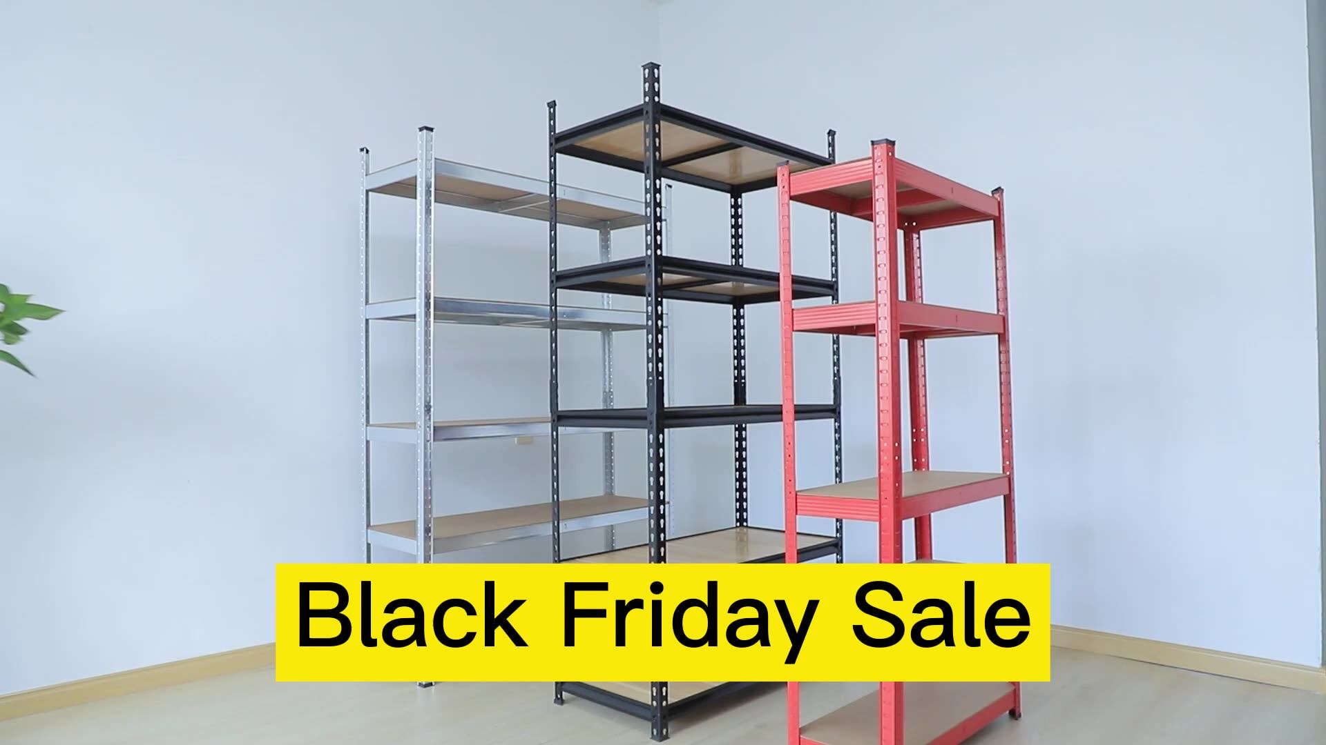 Adjustable 5 Layer Warehouse Storage Shelving,Garage Industrial ...