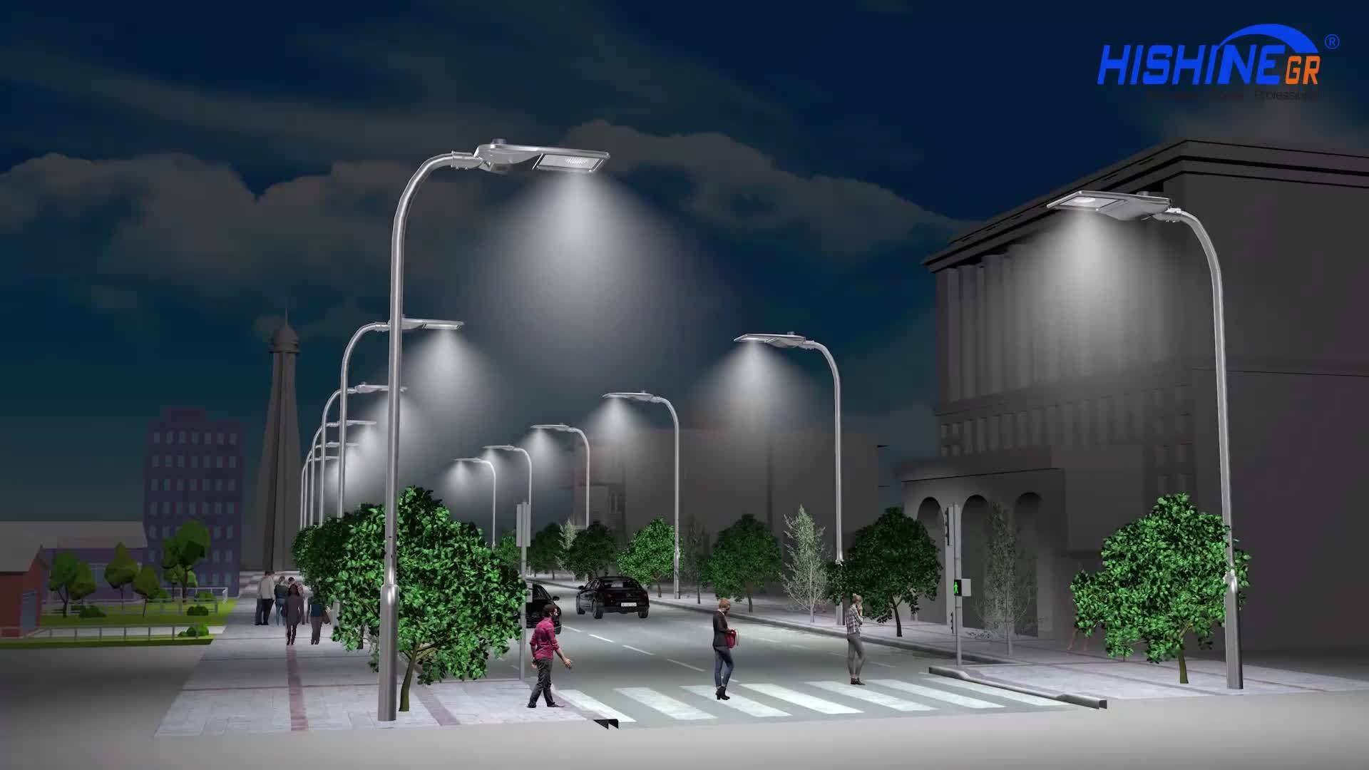 Lora System Cctv Camera Supported Dali Dimmable 150w Led Street Light ...