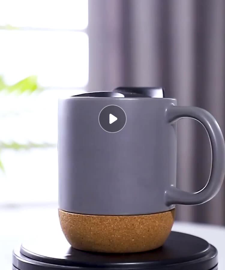 Wholesale Cork Base Ceramic Mugs High Quality Porcelain Wooden Base ...