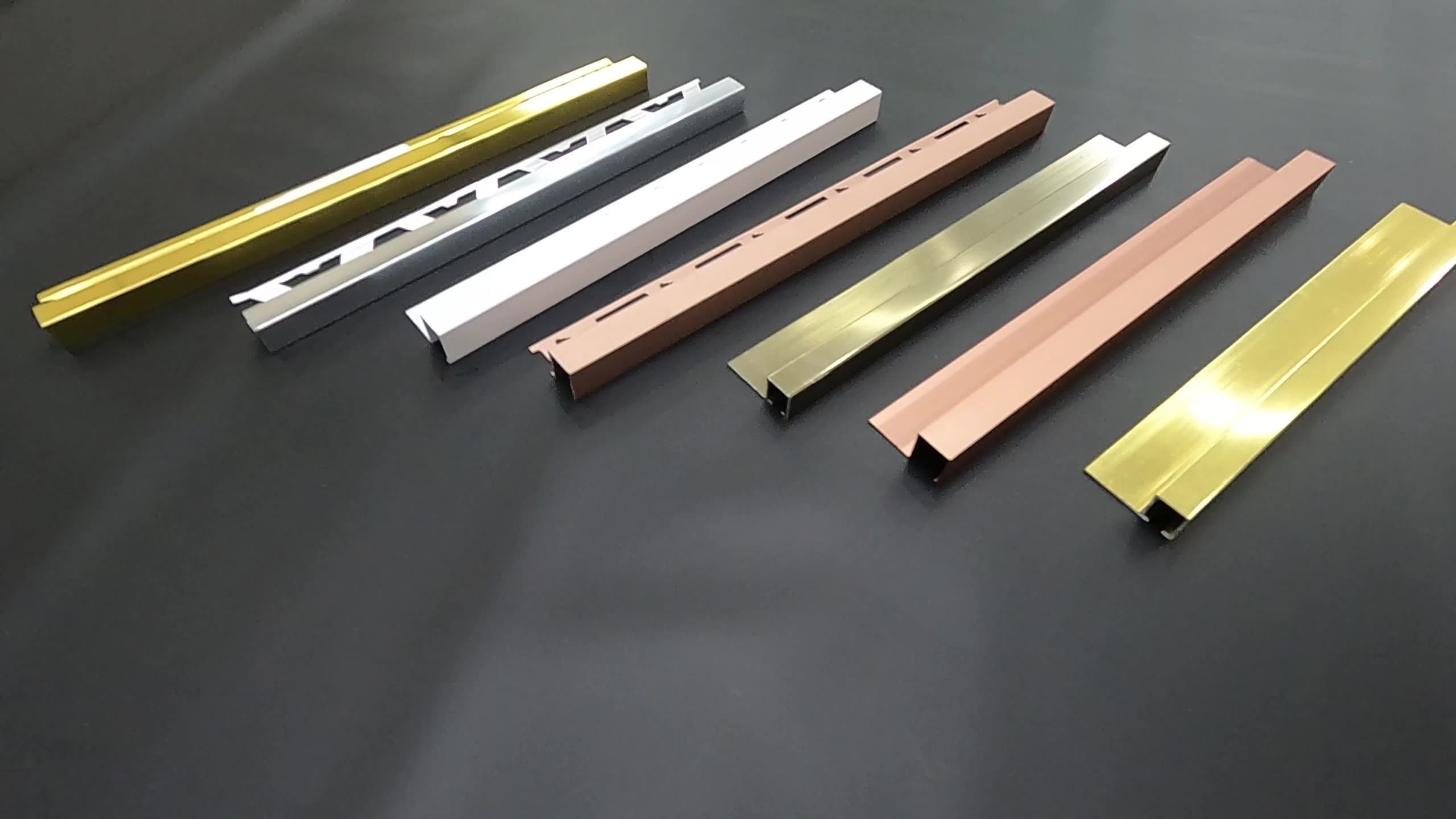 Aluminium Close Edge Square Edging Trim Tile Atrim Turkey Copper Color ...