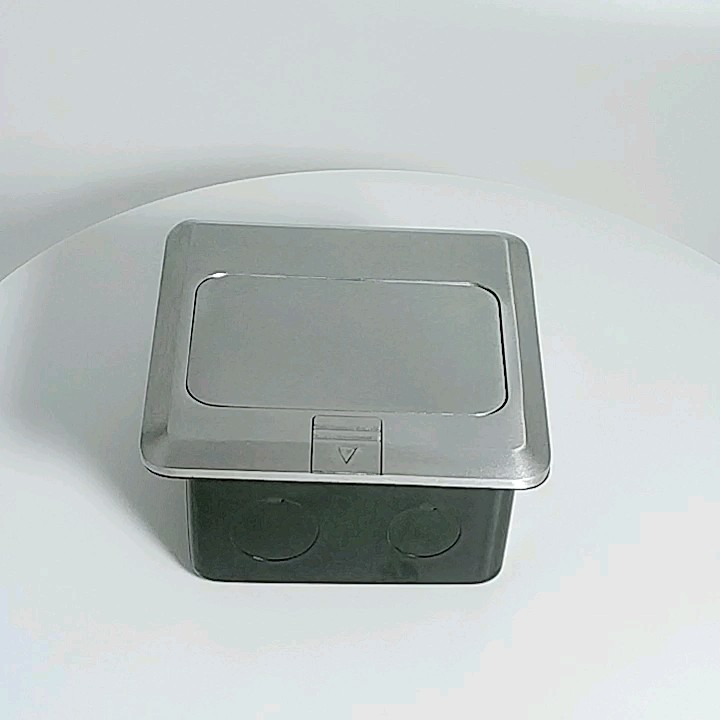 Aluminum Alloy Sliding Type Floor Socket Box With Universal Outlet And ...
