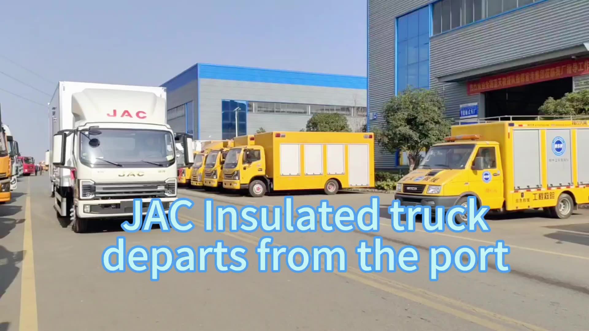 Jac Refrigerated Truck,4x2 Cold Chain Logistics Transport Vehicles ...