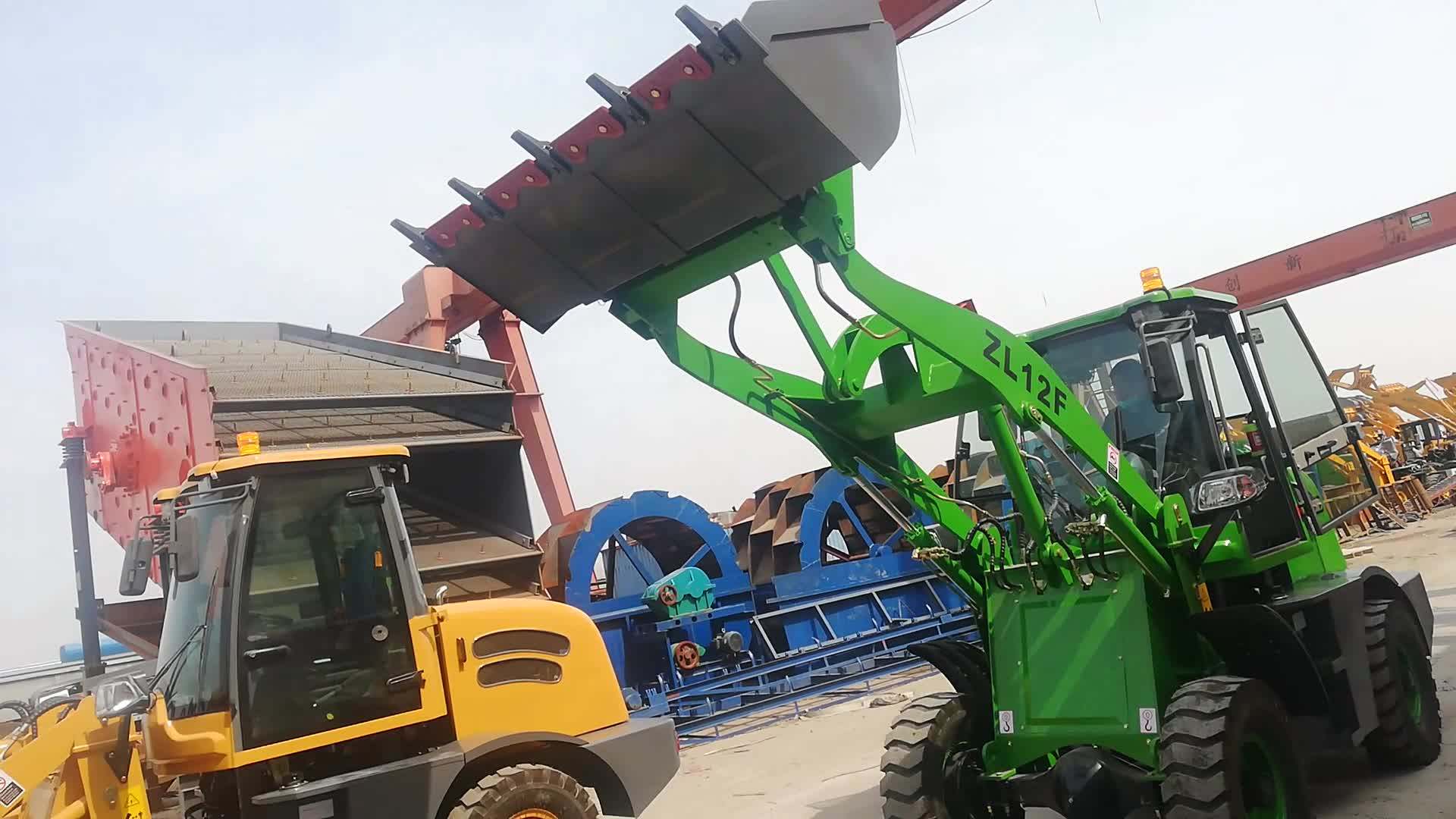 Zl12f Ce Approved Multi Function Small Log Loader - Buy Multi Function ...