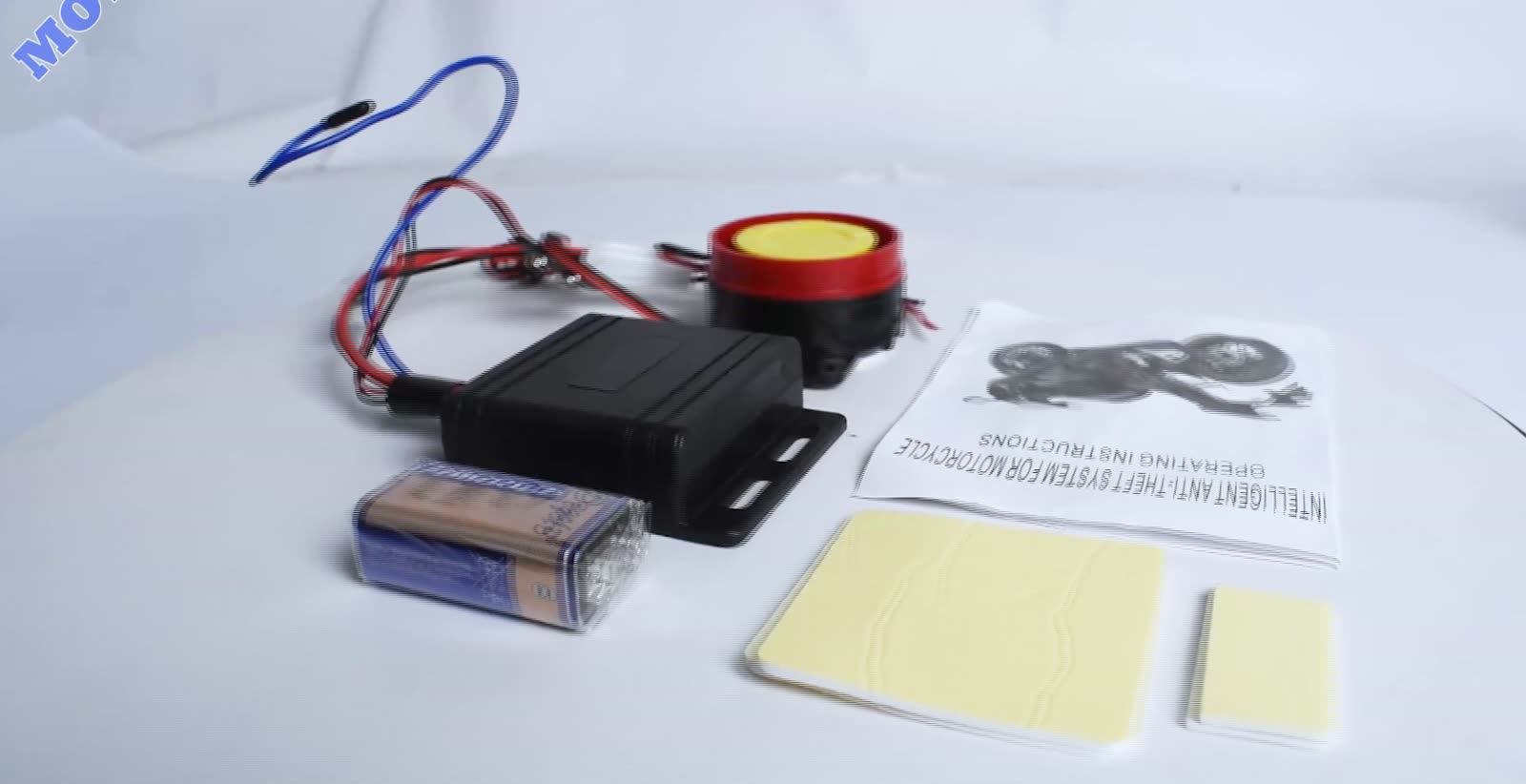 Motorcycle Anti-theft Device One Click 12v Remote Control Motorcycle ...