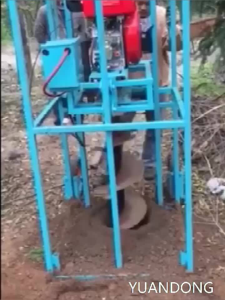 Manual Portable Hand Land Drill Earth Auger Digging Machines Tree ...