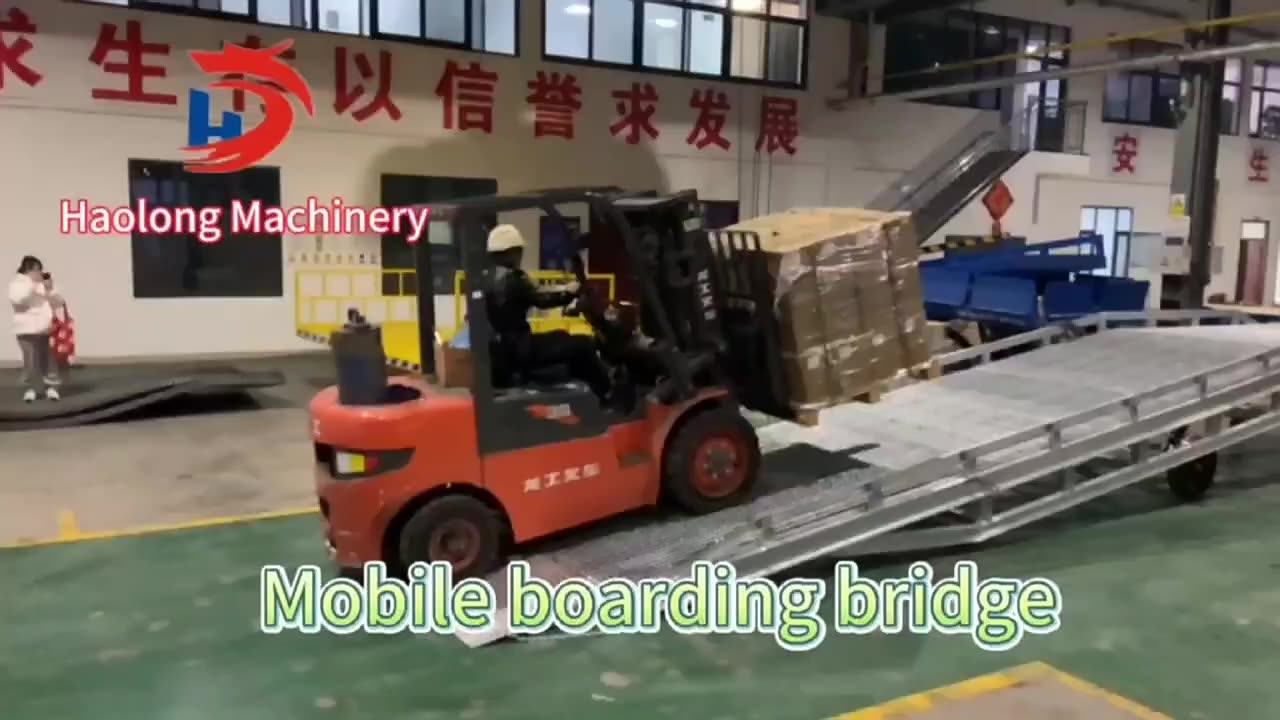 10 Ton And 8 Ton Forklift Ramp Container Loading And Unloading Platform Warehousing And ...