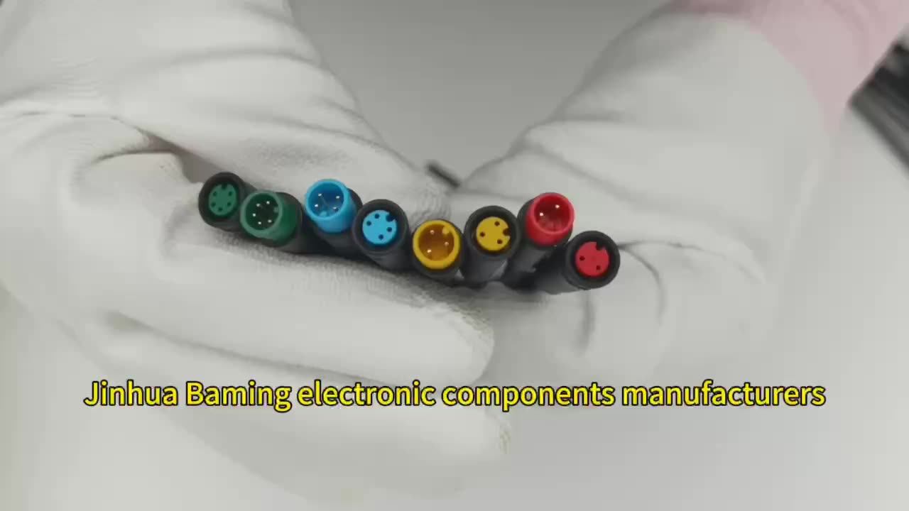 M8 E-bike Waterproof Connectors Plug 3 Pin Male/female Light/throttle ...
