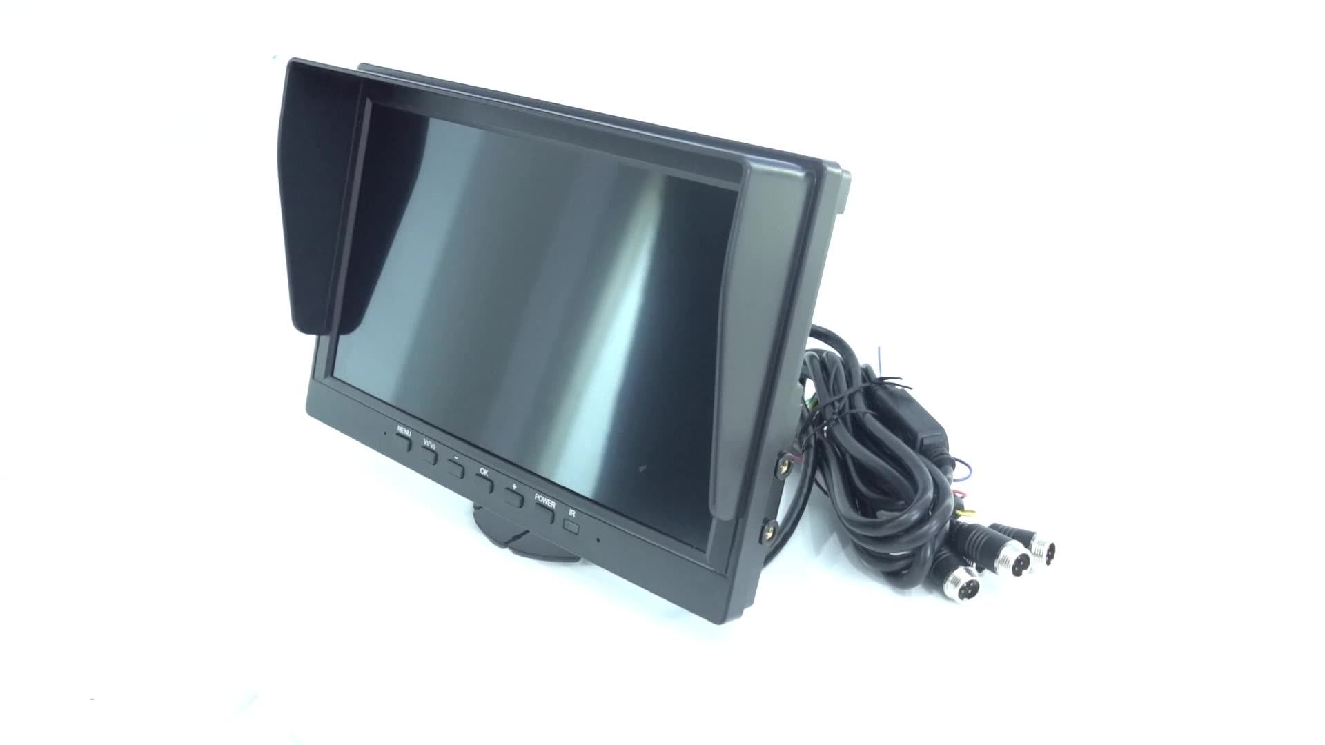 10.1 Inch Quad Mode Car Monitor Tft Lcd Car Rearview Reverse Monitor ...