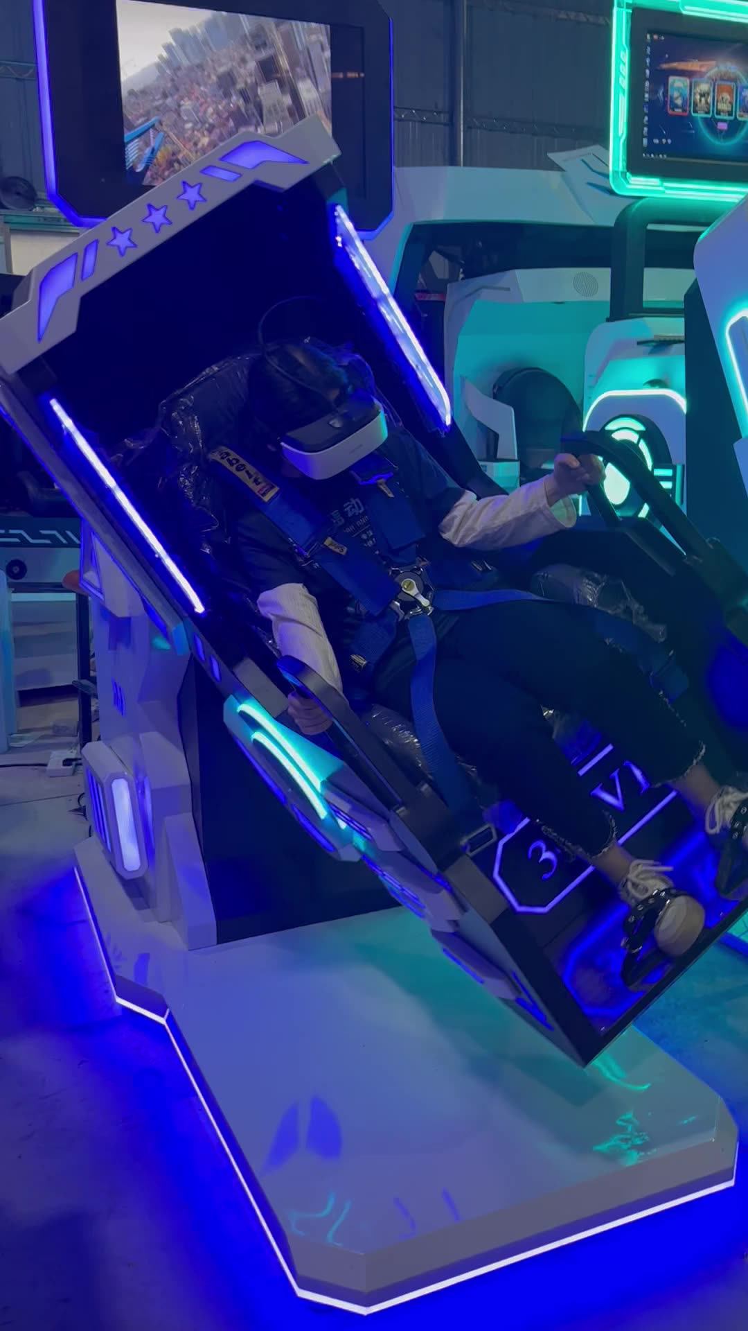 Extreme Experience 720 Degree Realistic Virtual Reality Chair Vr 360 ...