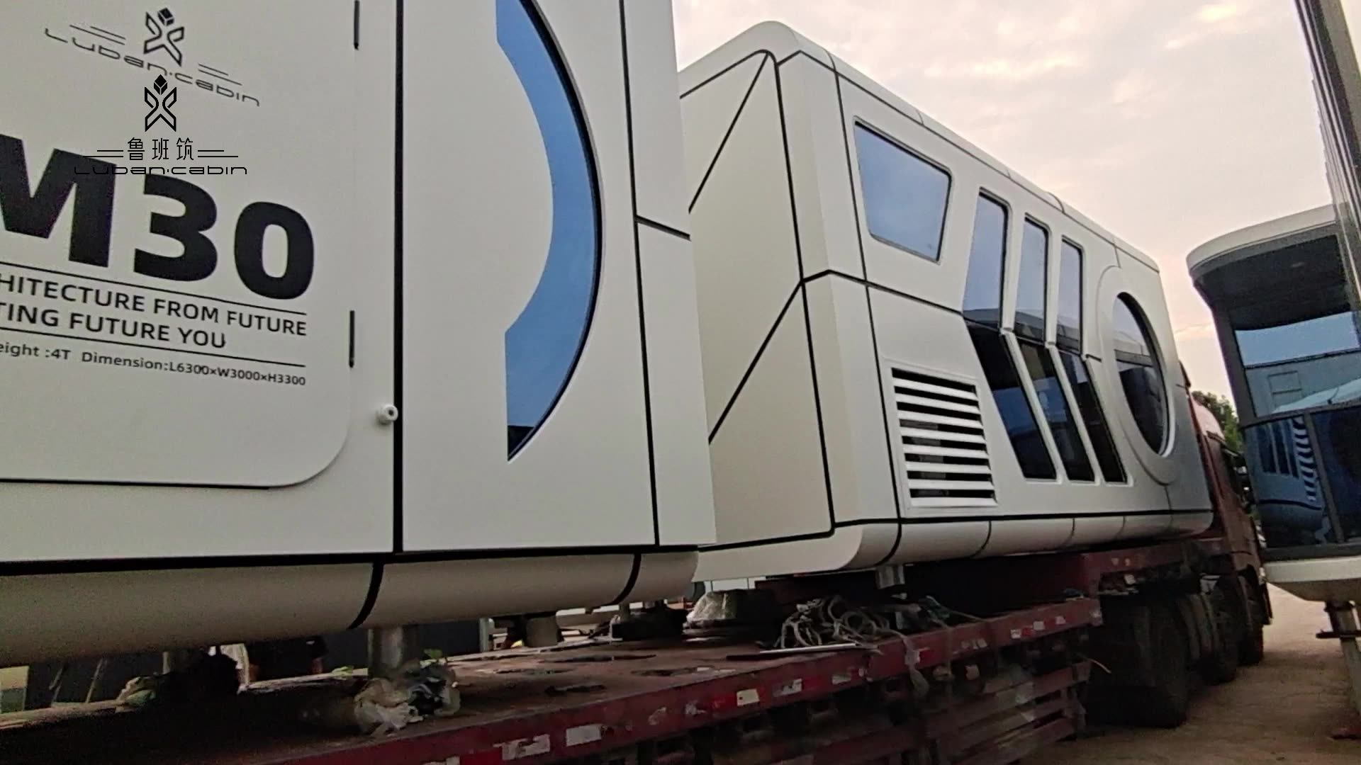 Small Kit Homes Australian Standard Volferda Capsule House Glamping Pod ...