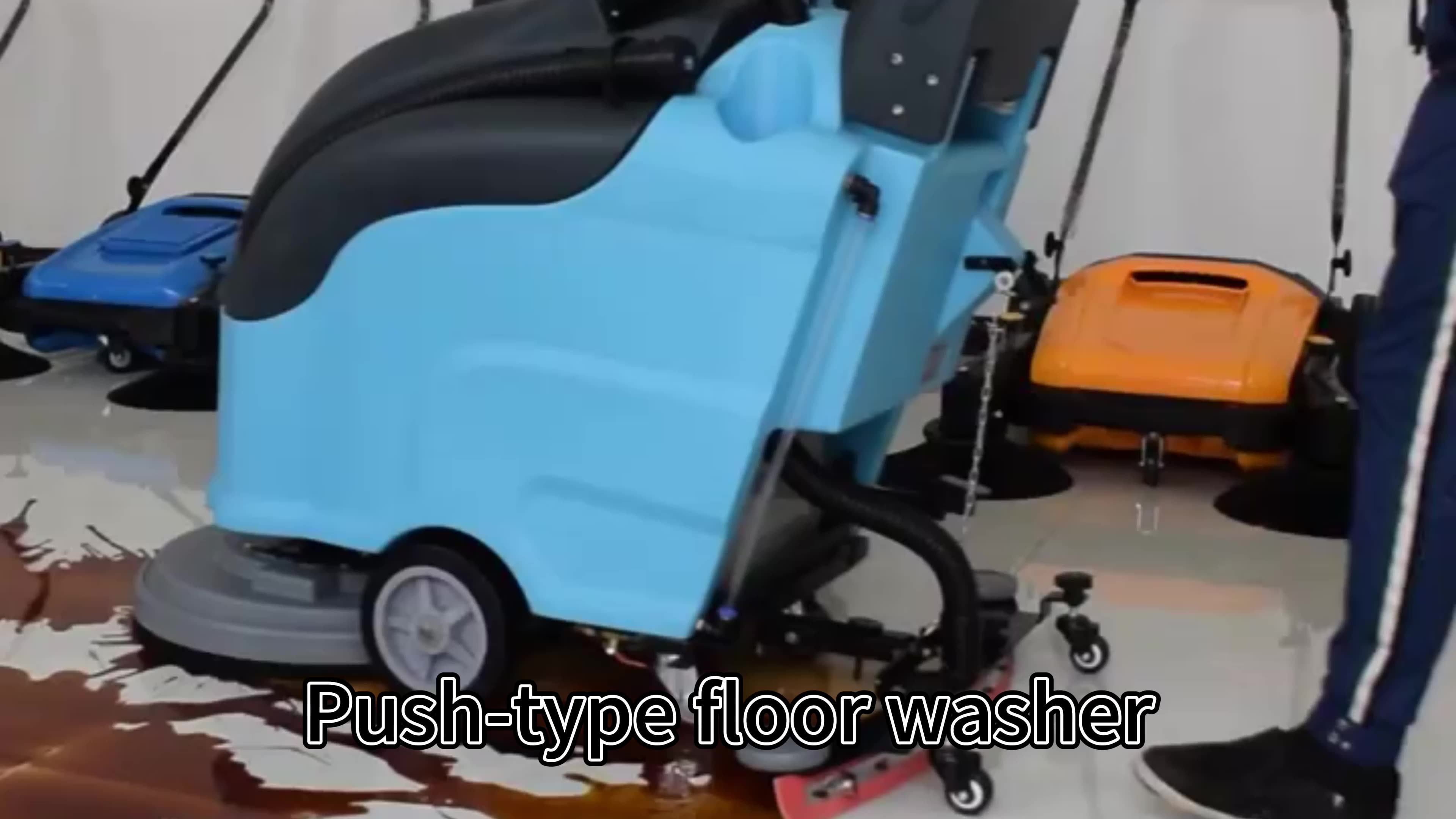 Hot Selling Professional Automatic Walk-behind Tile Sweeper Industrial ...