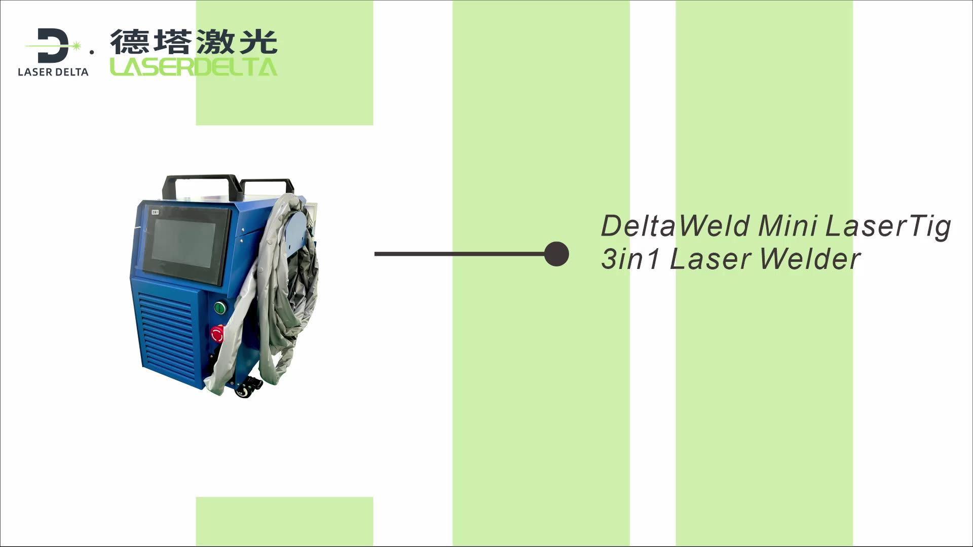 Laser Delta Air Cooled Handheld Laser Machine 3in1 Optic Welder 1000w ...