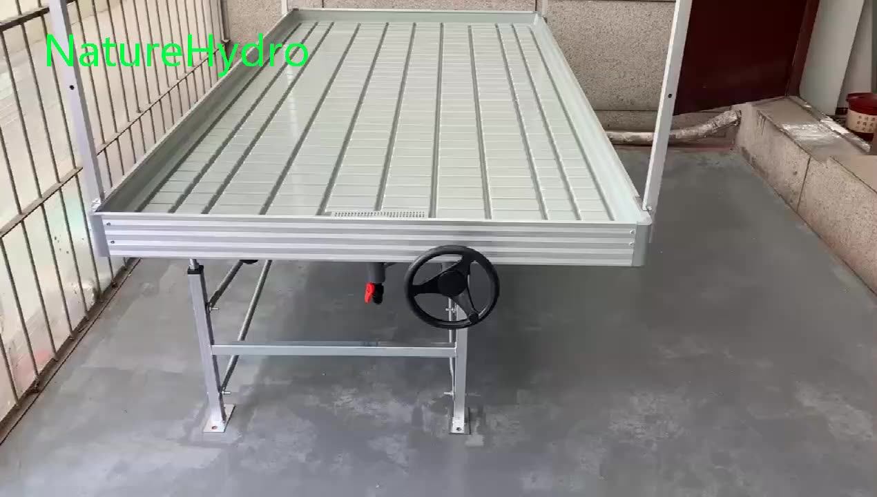 Greenhouse Hydroponic System 4x8ft Flood And Drain Table Hydroponics ...